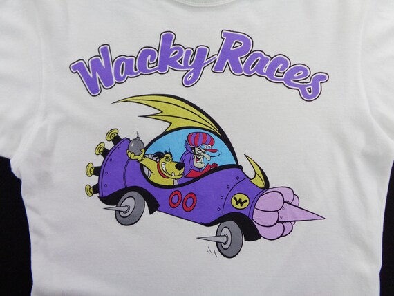 Wacky Races Shirt Wacky Races Cartoon T Shirt Size M - Gem