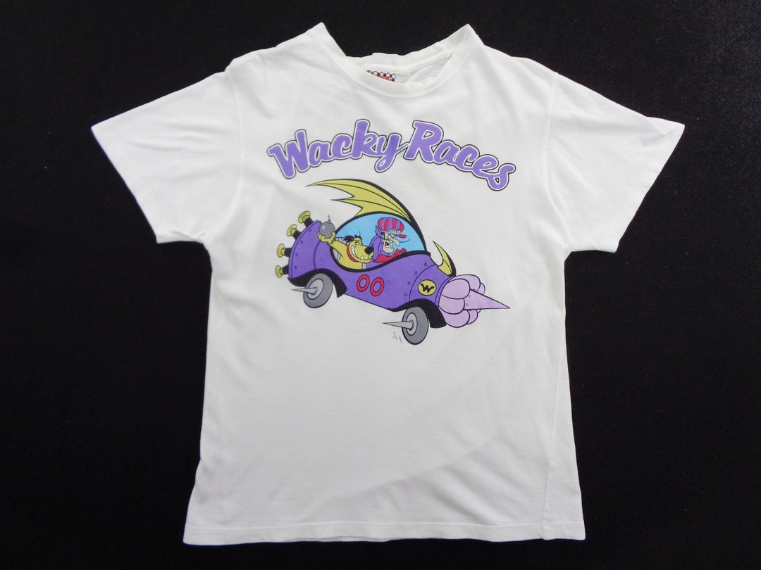 Wacky Races Shirt Wacky Races Cartoon T Shirt Size M - Etsy
