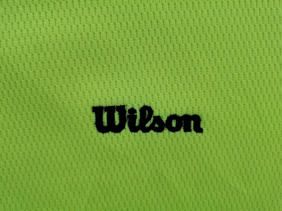 Wilson Jersey Vintage Wilson Taped logo Jersey Made I… - Gem