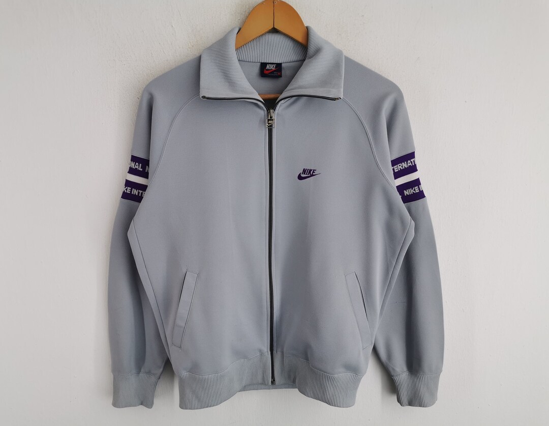 Nike Jacket Vintage 90s Nike Swoosh Tracktop Jacket Made in Japan Size ...