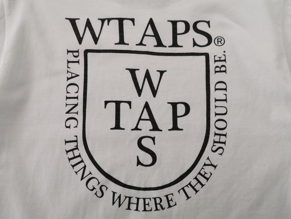 Wtaps Shirt Vintage 90s Wtaps T Shirt Size S - Gem