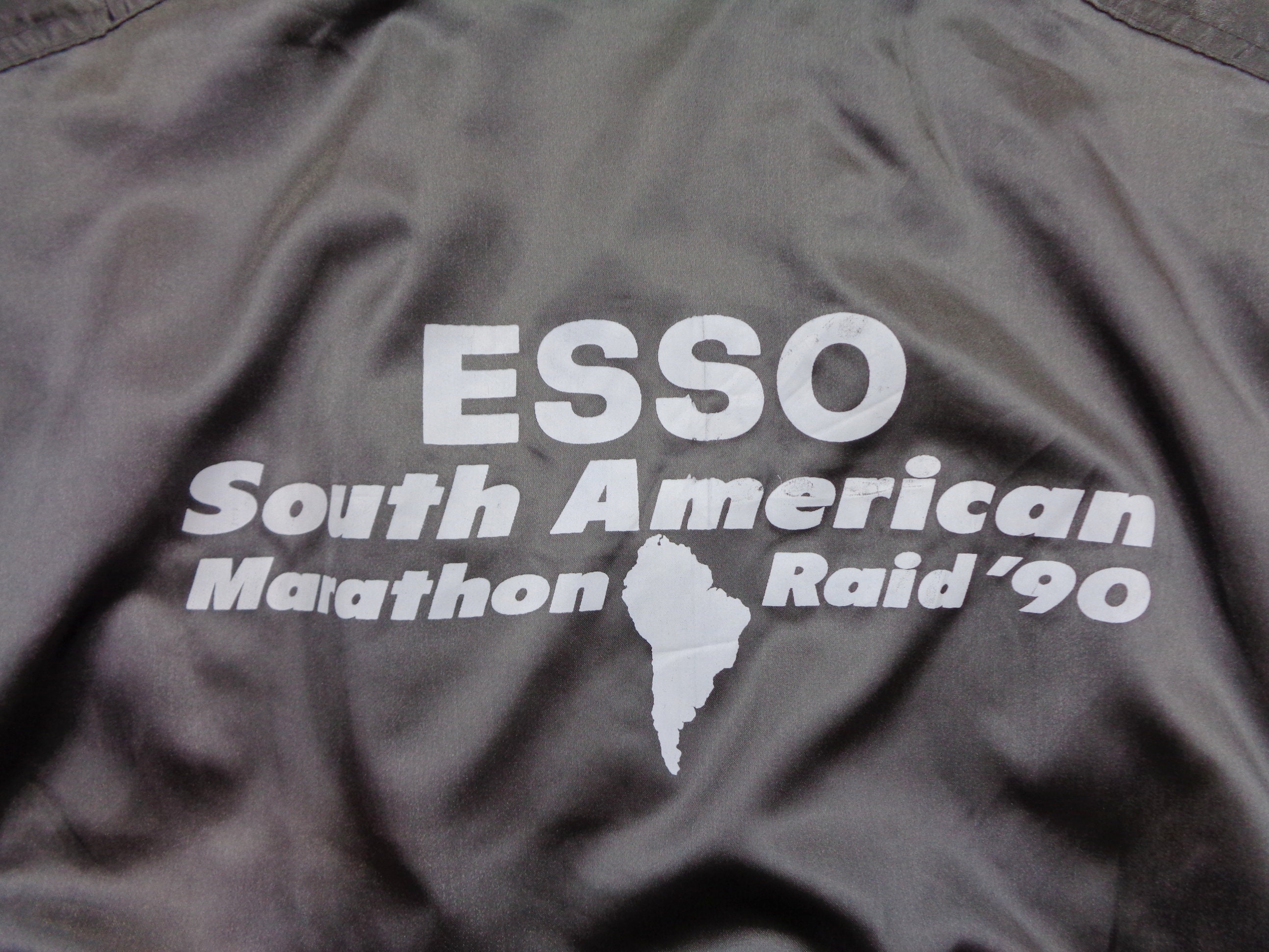 Esso Jacket Vintage Esso South American Marathon Raid '90 - Etsy