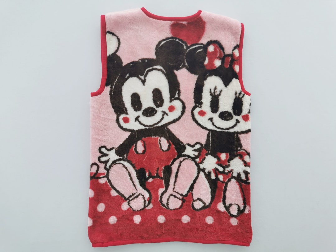 Mickey Mouse Disney Vest Jacket Disney Full Print Vest Jacket Size M - Etsy