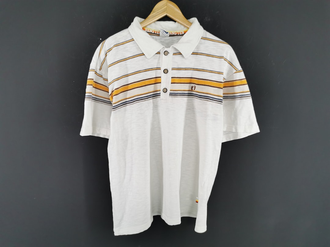Hang Ten Shirt Vintage Hang Ten Polo Striped Shirt Size M - Etsy