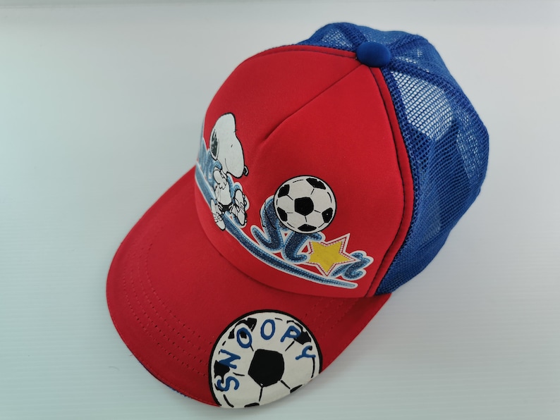Peanuts Snoopy Cap Hats Vintage Peanuts Snoopy Soccer Star Cap - Etsy