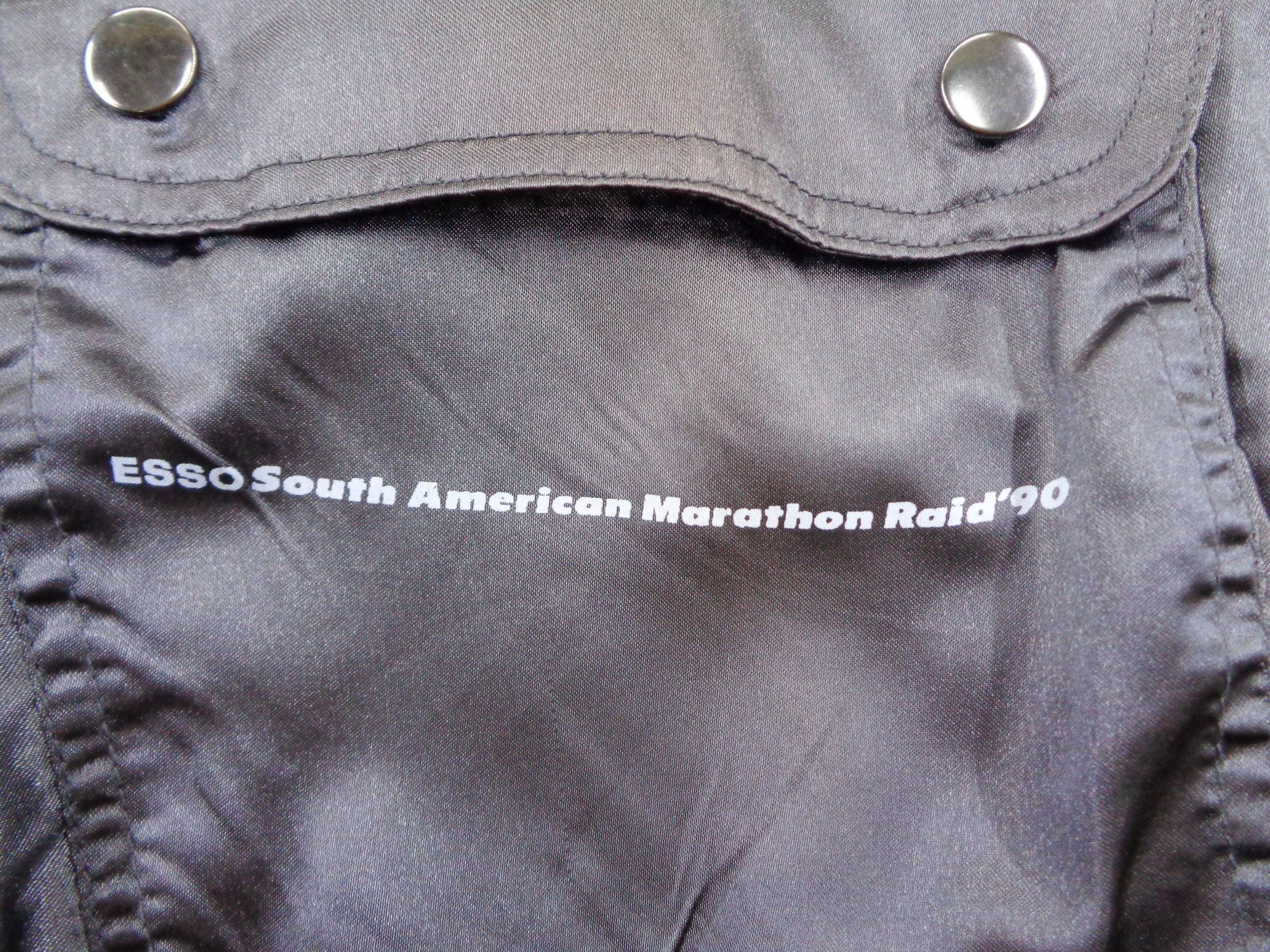 Esso Jacket Vintage Esso South American Marathon Raid '90 - Etsy