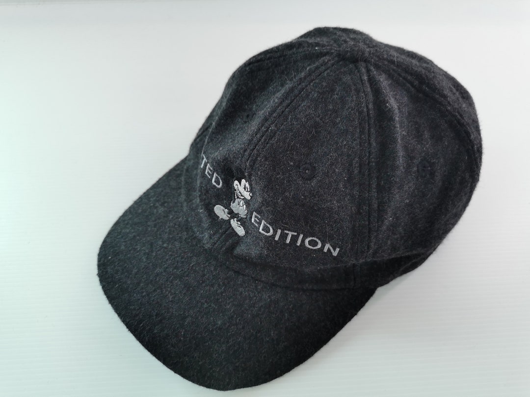 Mickey Mouse Cap Hats Vintage 90's Mickey Mouse Limited Edition Wool ...