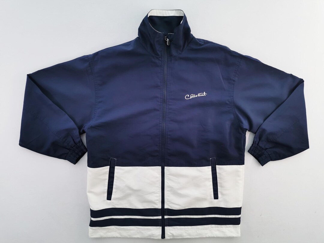 Chris Evert Jacket Vintage Chris Evert Windbreaker Jacket Made in Japan ...