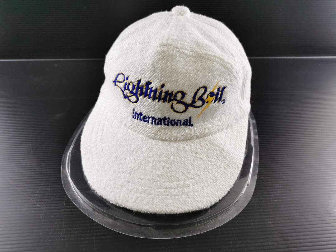 Lightning Bolt Cap Vintage Lightning Bolt Hat Cap - Etsy