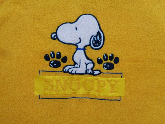 Peanuts Jacket Vintage Peanuts Snoopy Pullover Fleece… - Gem