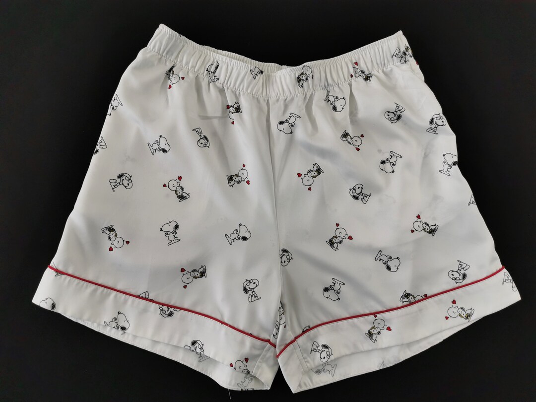 Sleep Lounge Shorts Snoopy Peanut Sleep Lounge Short Pants Size 26-27 ...