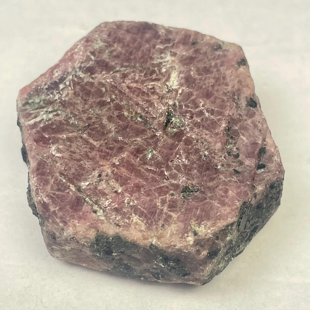 Record Keeper Ruby With Geometric Raised Triangles, Karnataka State ...