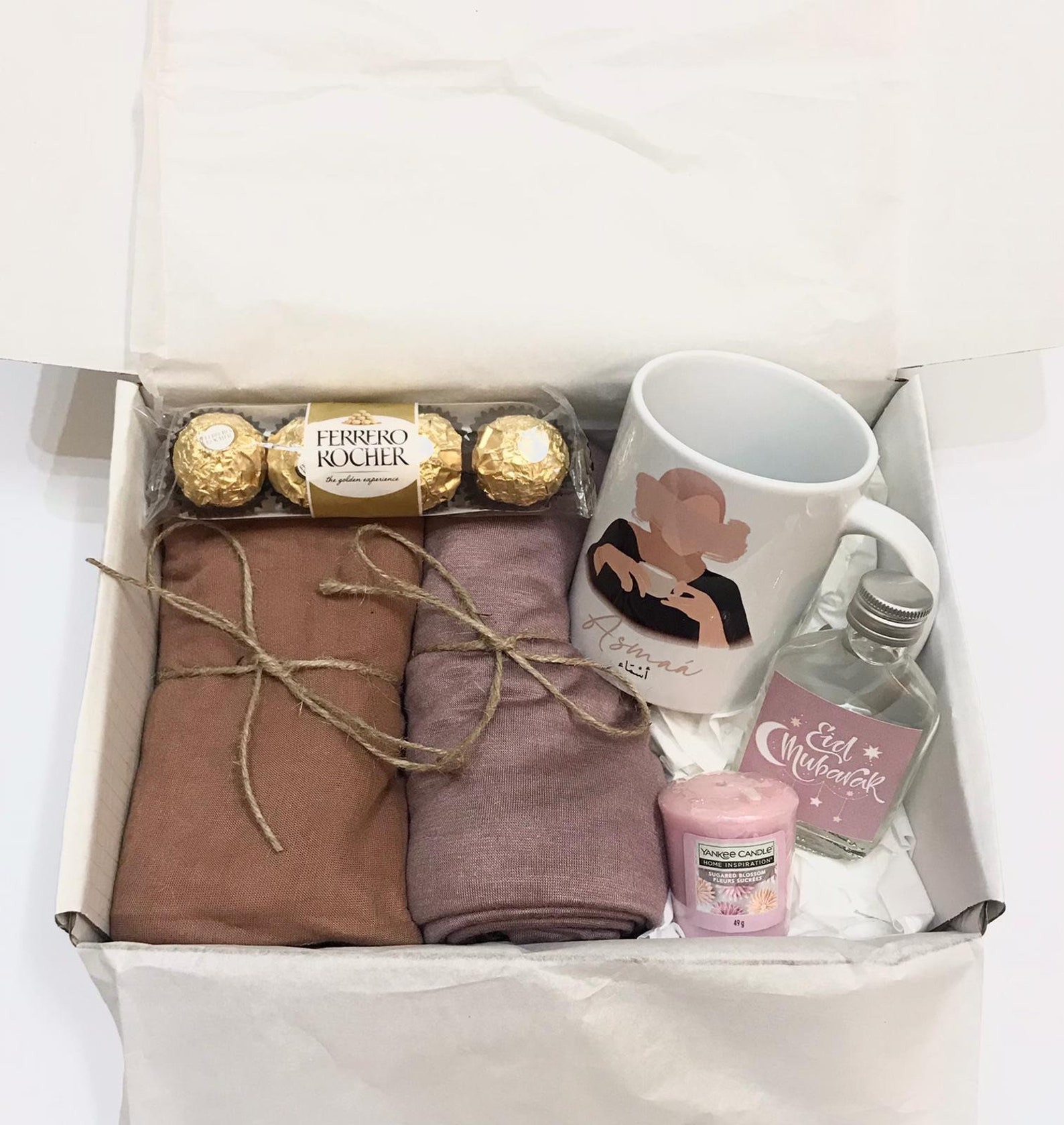 Luxury Persnolised Hijab Hamper Box Islamic Gift Revert Modest Jersey ...
