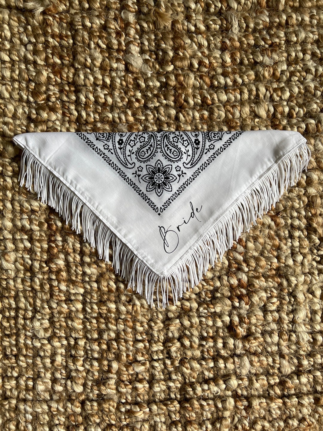 Bride Fringe Bandana Bachelorette Party / Bride to Be / Boho - Etsy