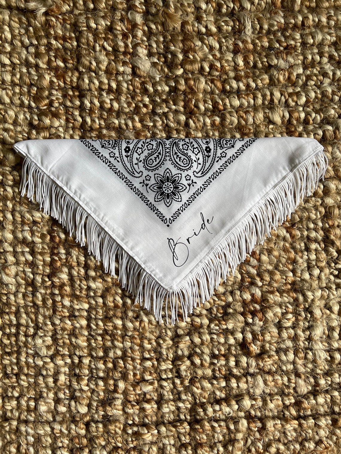 Bride Fringe Bandana Bachelorette Party / Bride to Be / Boho - Etsy