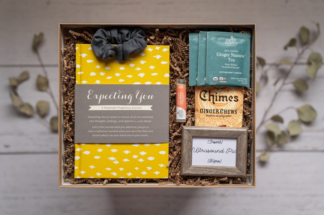 First Trimester Gift Box: Pregnancy Journal, Ginger Tea & Ultrasound ...