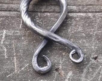 Forged Troll Cross Pendant - Etsy