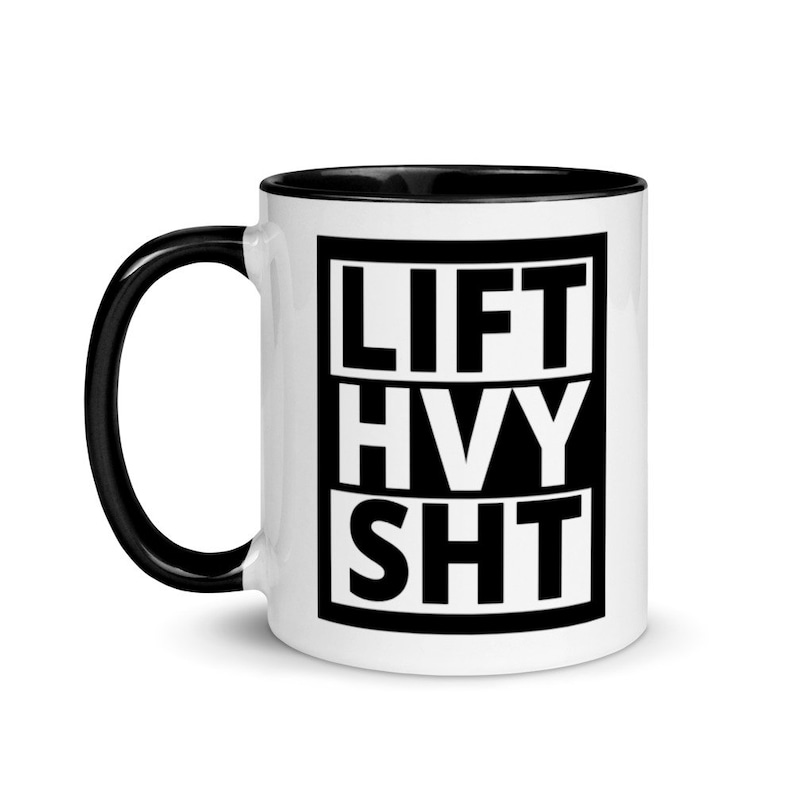 Lift Heavy Sht Gym Gift Mug Lift Heavy Shit Mug Weight Lifter Gift Lft ...