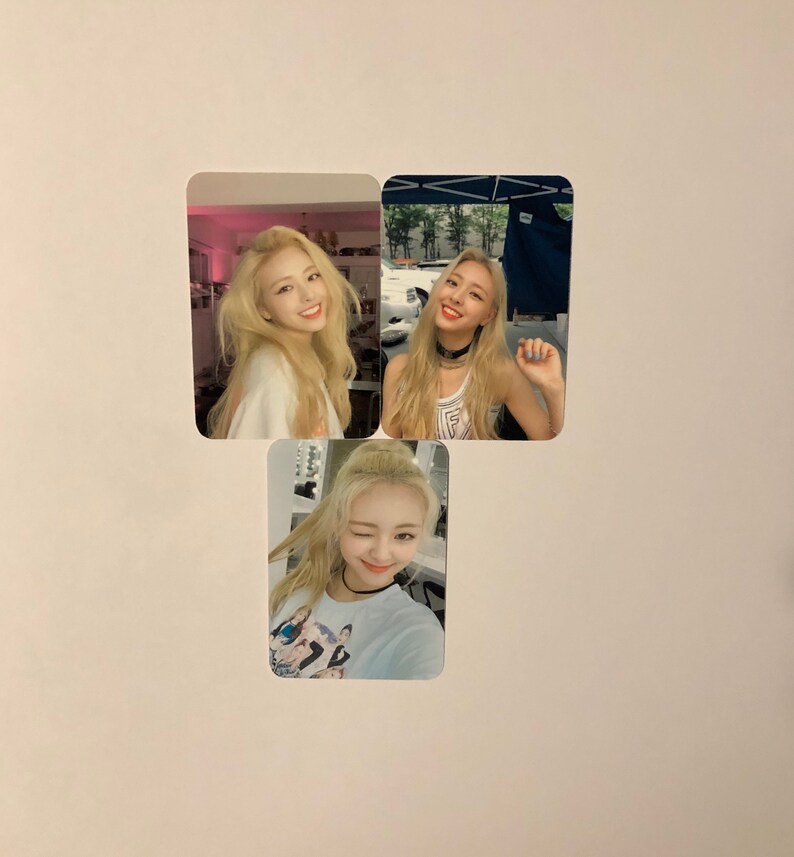 Yuna Itzy Unofficial Photocards Pcs | Etsy