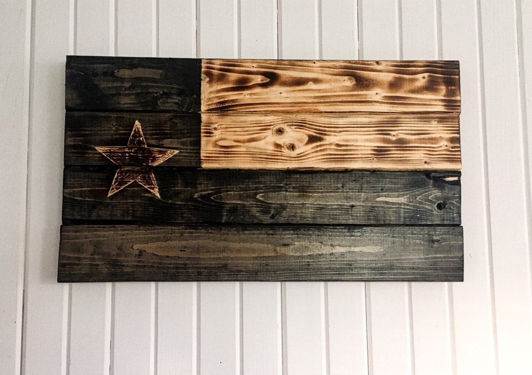 Blacked Out Texas Flag - Etsy