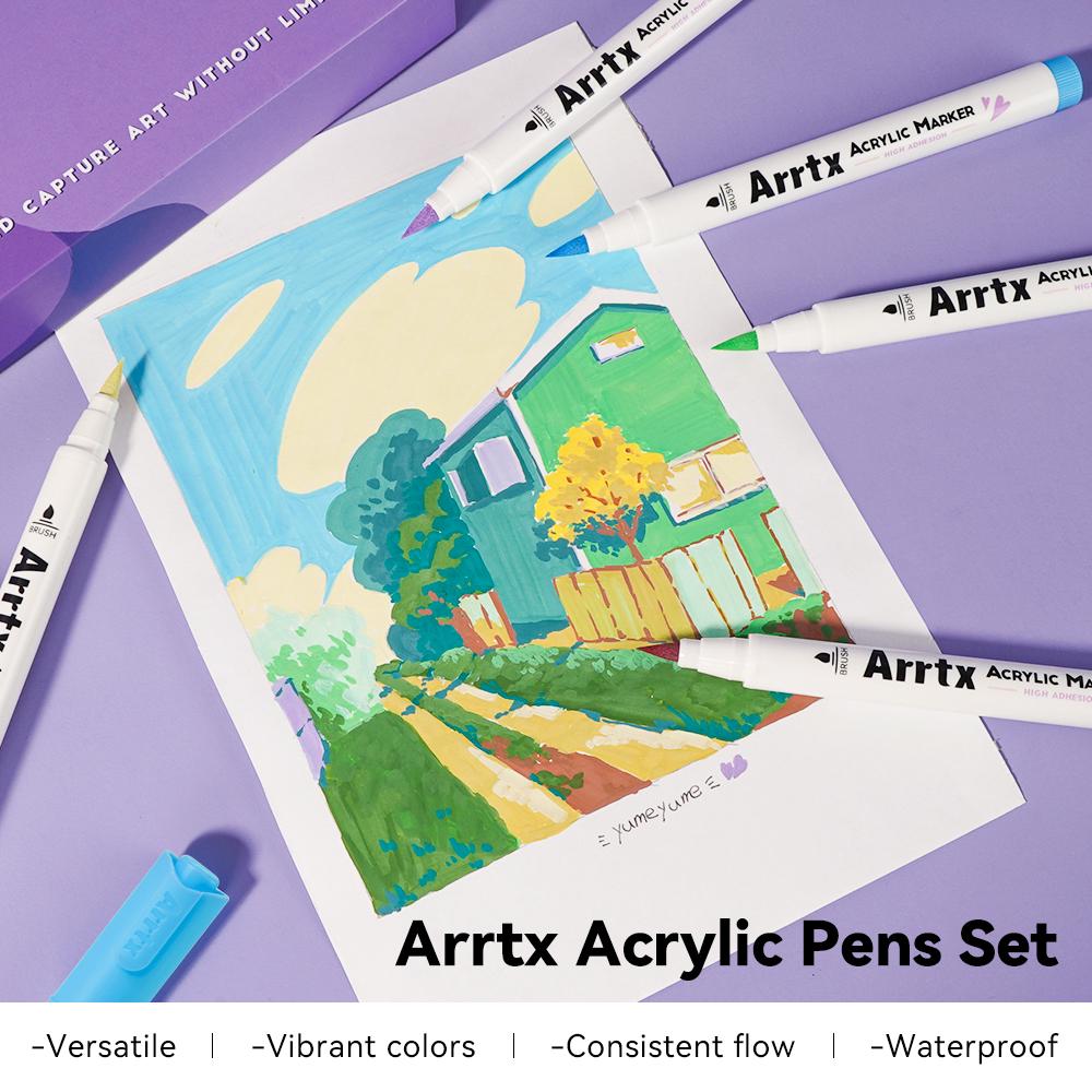Arrtx Acrylic Marker Set of 30A - Etsy