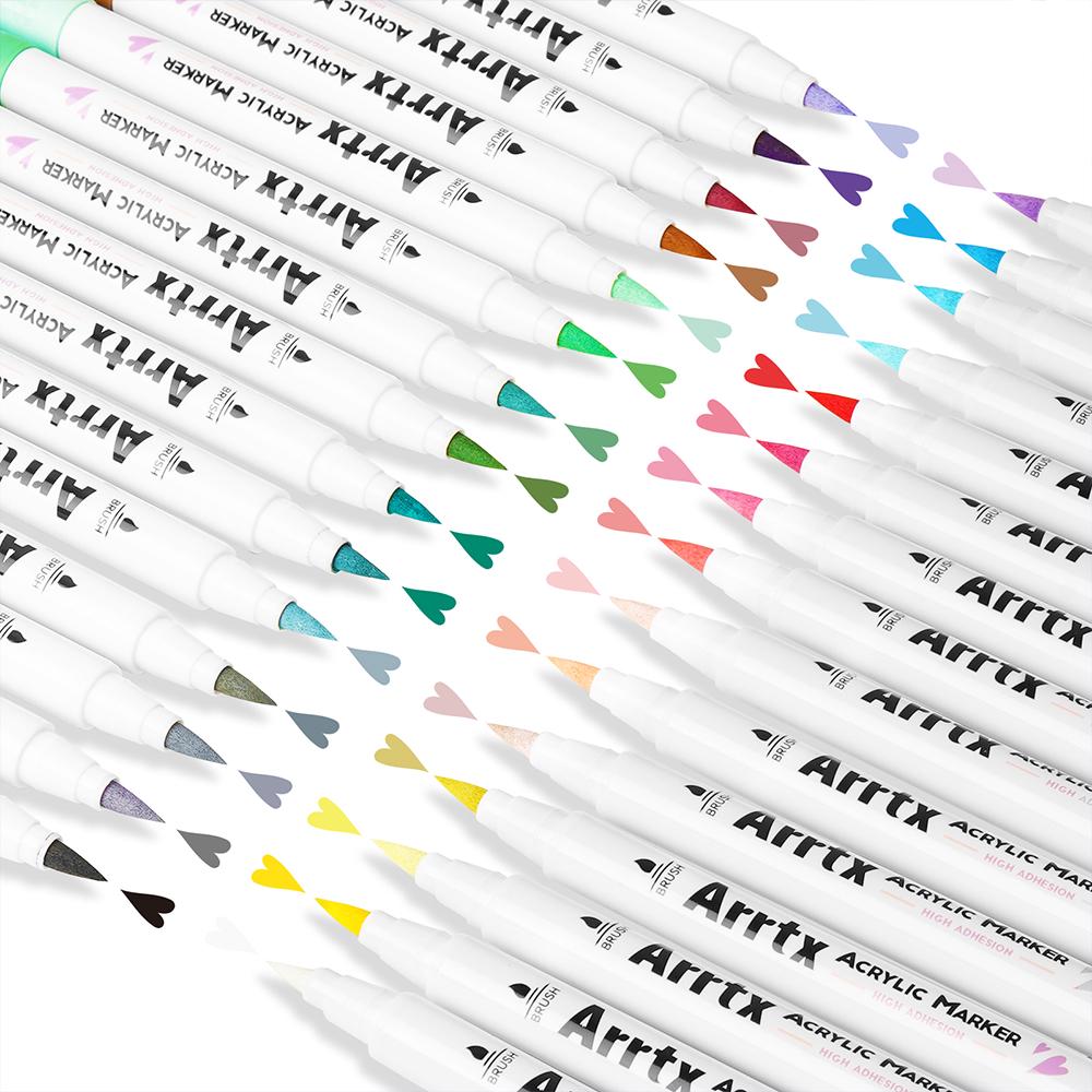 Arrtx Acrylic Marker Set of 30A - Etsy