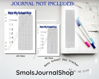 Rate My Class Jessica's Journal Spread - Etsy