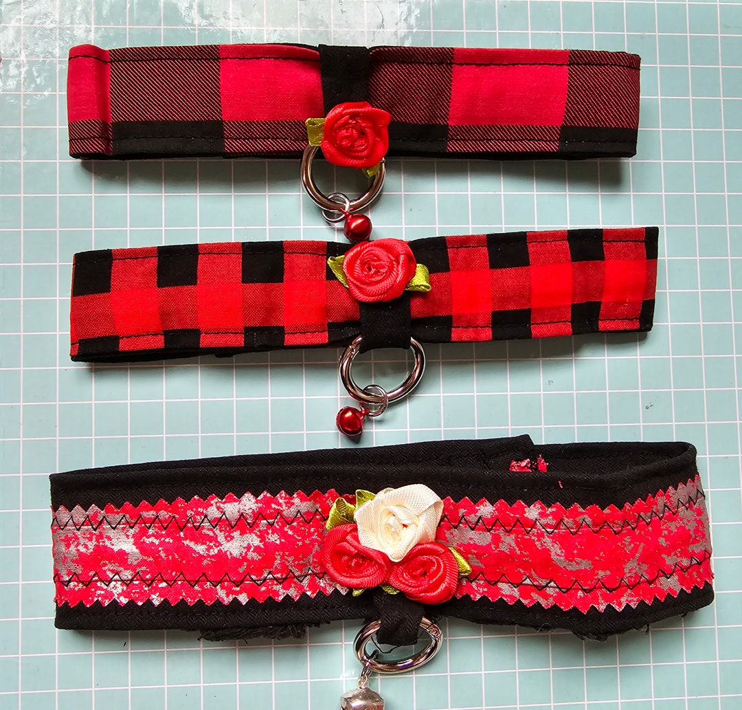 3 Pack Grunge Style Adult Collars. - Etsy