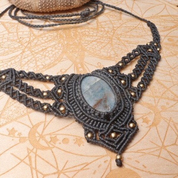Macrame Necklace - Etsy