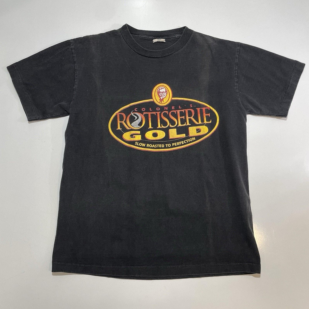 Vintage Colonel Sanders Shirt KFC Kentucky Fried Chicken Rotisserie ...
