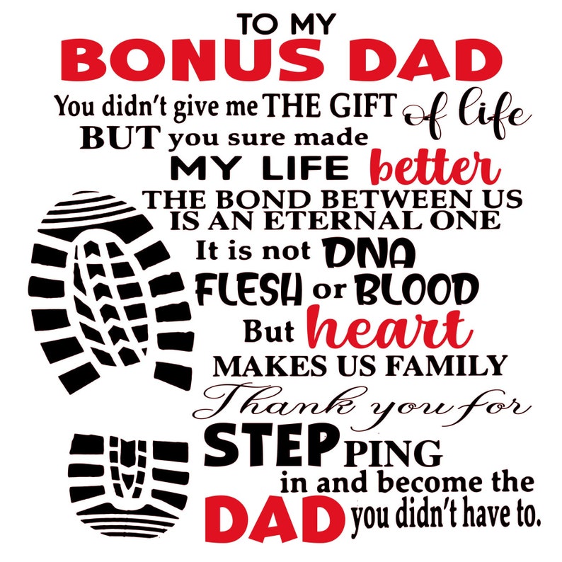 Bonus Dad SVG and PNG - Etsy