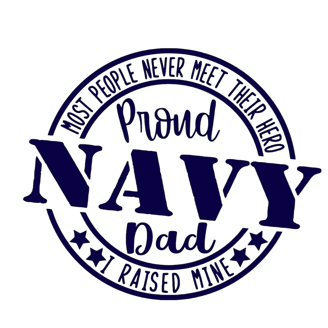 Navy Dad SVG and PNG - Etsy