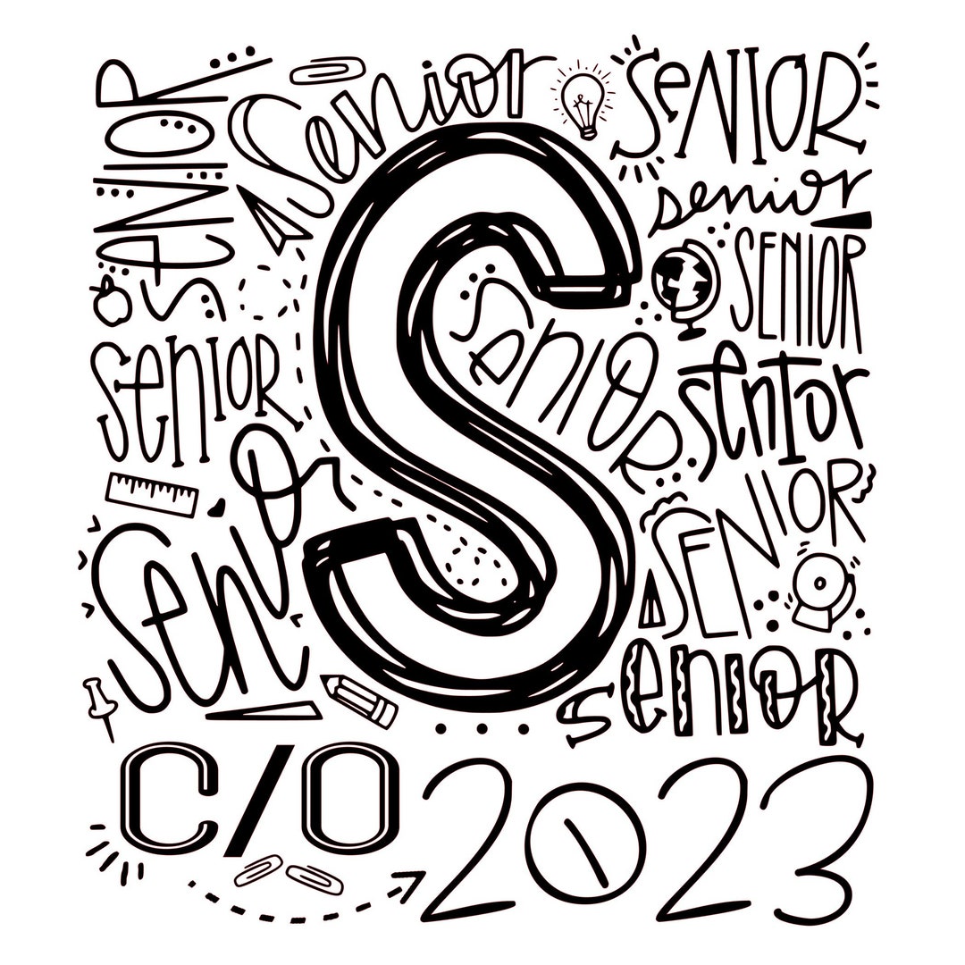 Senior Class of 2023 Word Collage SVG and PNG - Etsy