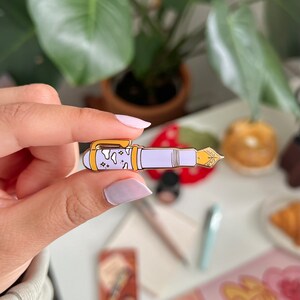 Fountain Pen Enamel Pin - Etsy