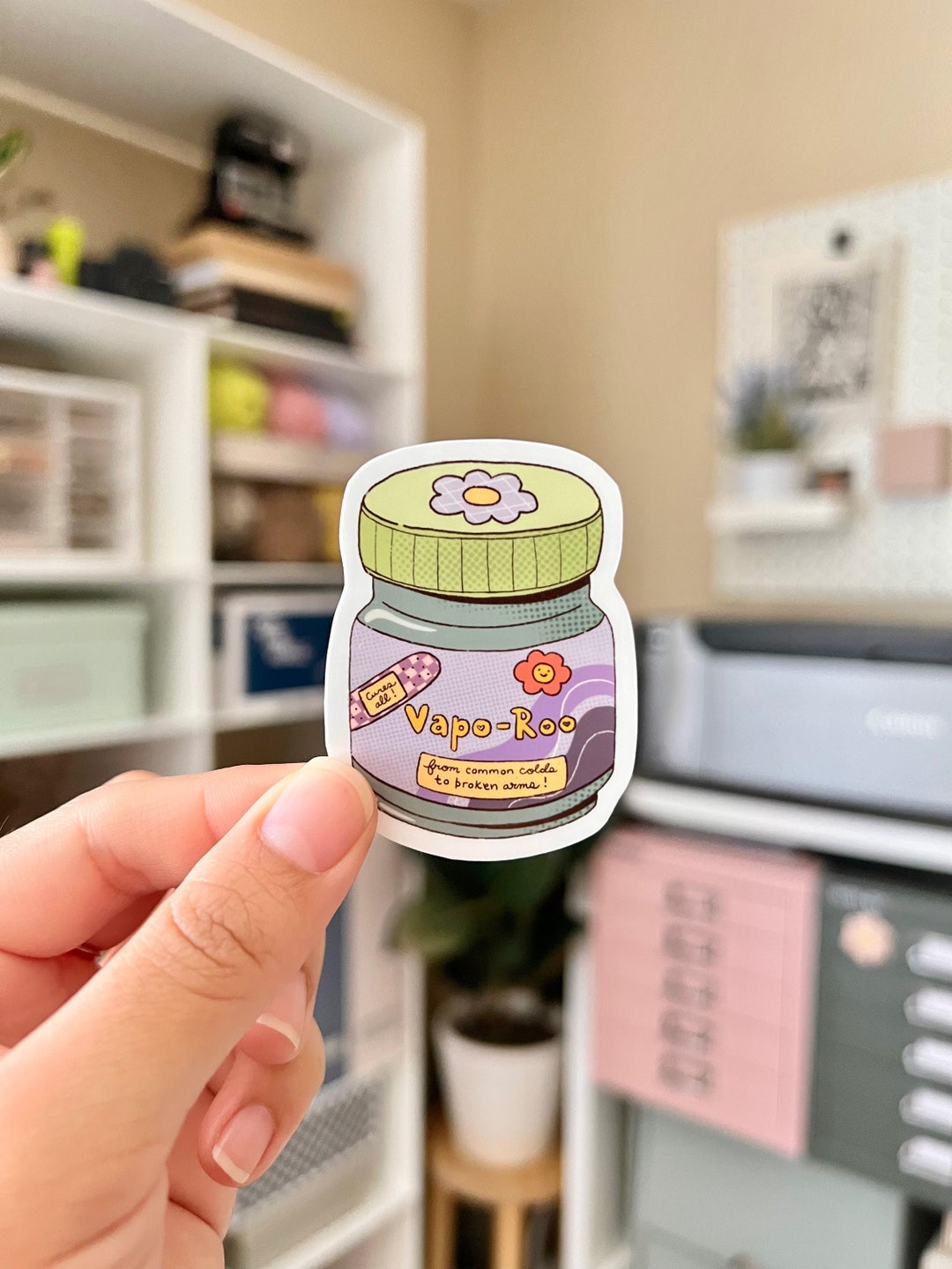 Vapo Roo Sticker Vapor Rub Sticker Mexican Sticker Cute - Etsy