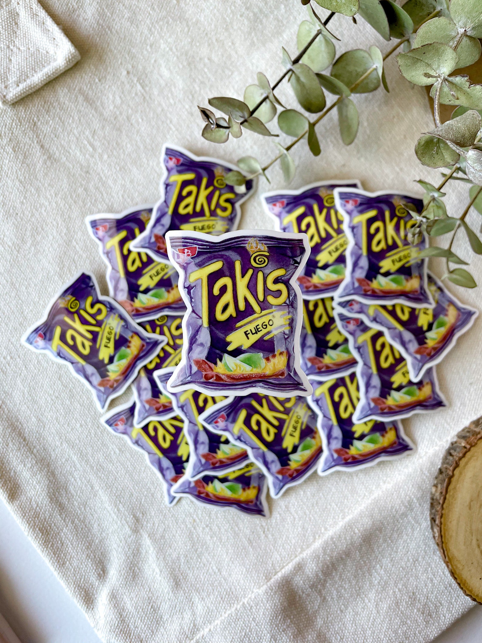 Takis STICKER watercolor art | Etsy