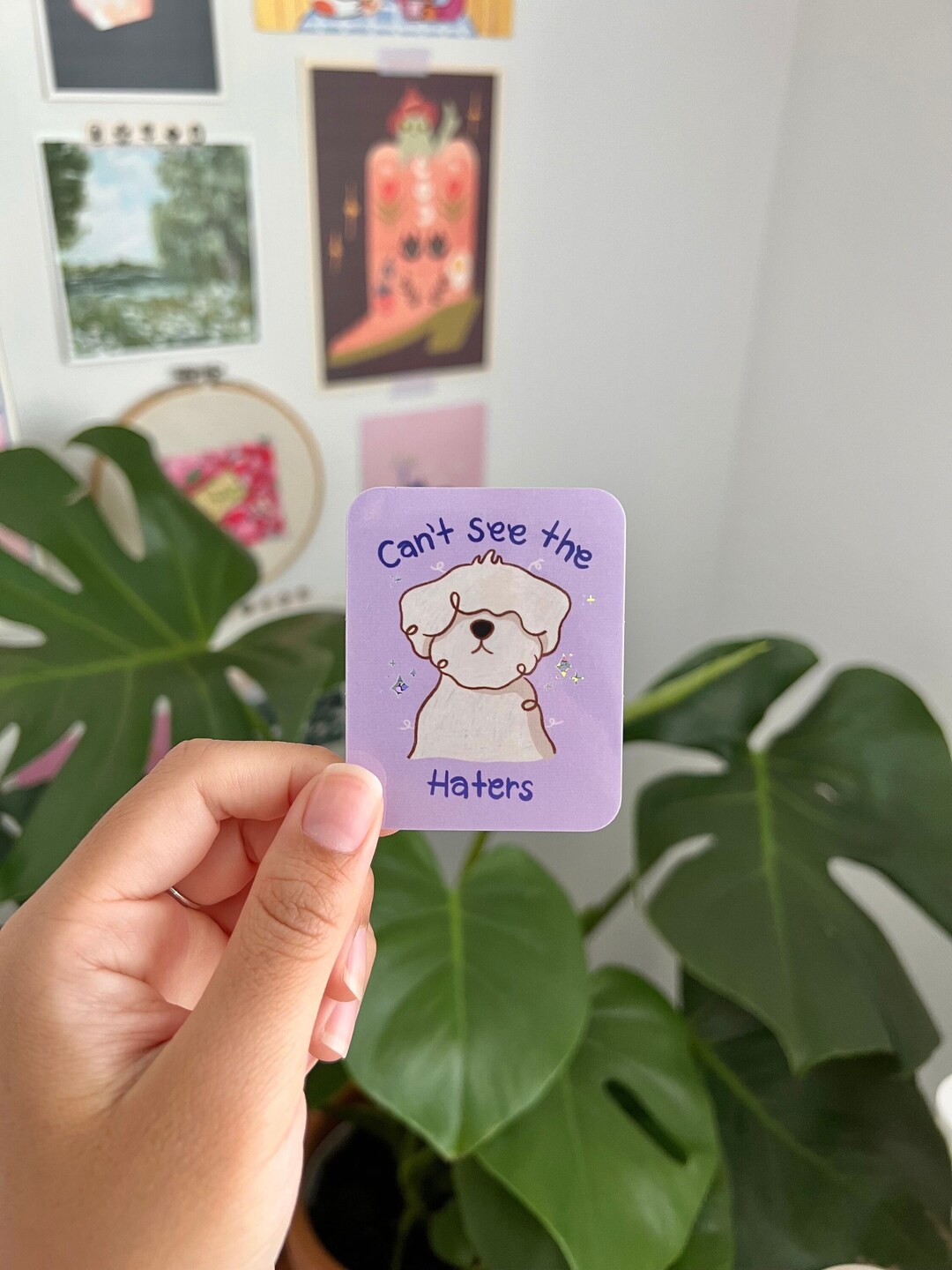 Can’t See the Haters- Roxy, Cute Stickers, Stationery, Original ...