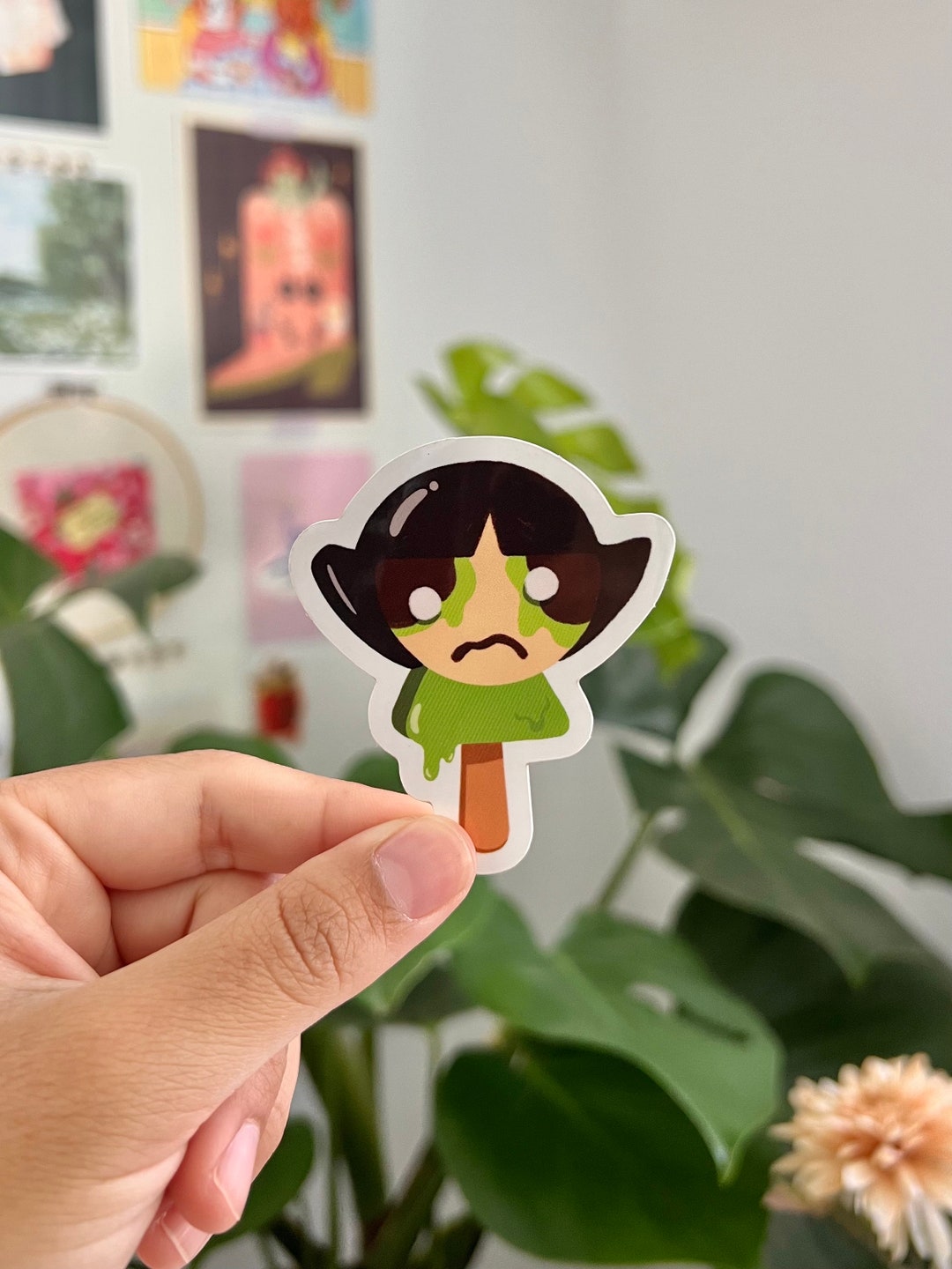 Buttercup Ice Cream STICKER,STICKER, Laptop Sticker, Glitter Vinyl ...