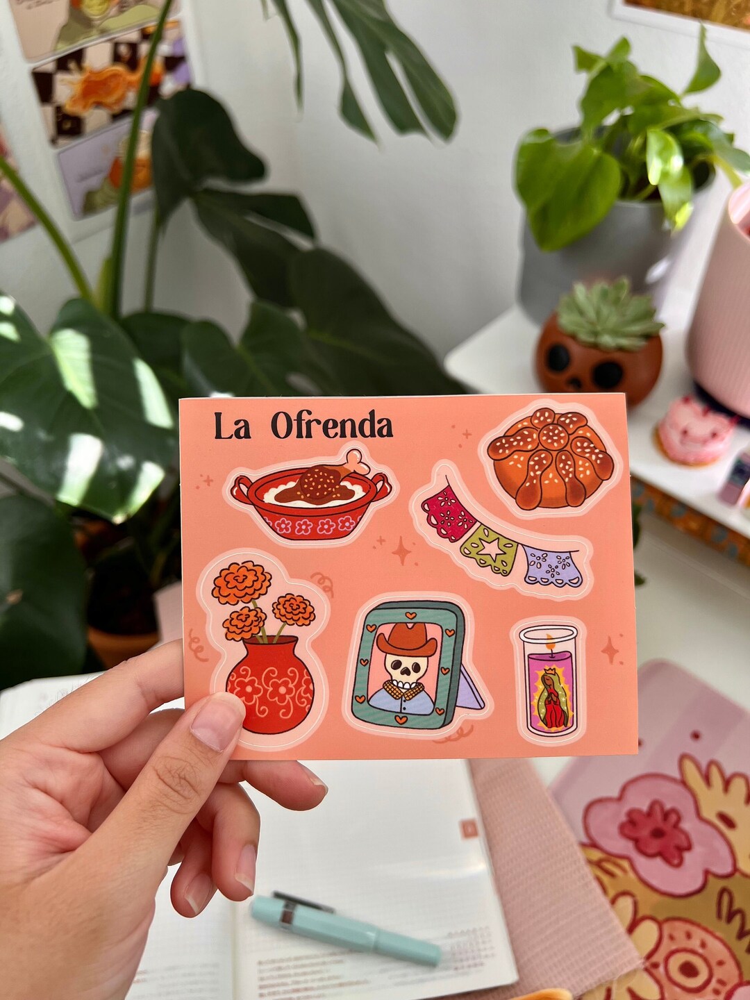 La Ofrenda Sticker Sheet- Cute Stickers, Stationery, Laptop Sticker ...