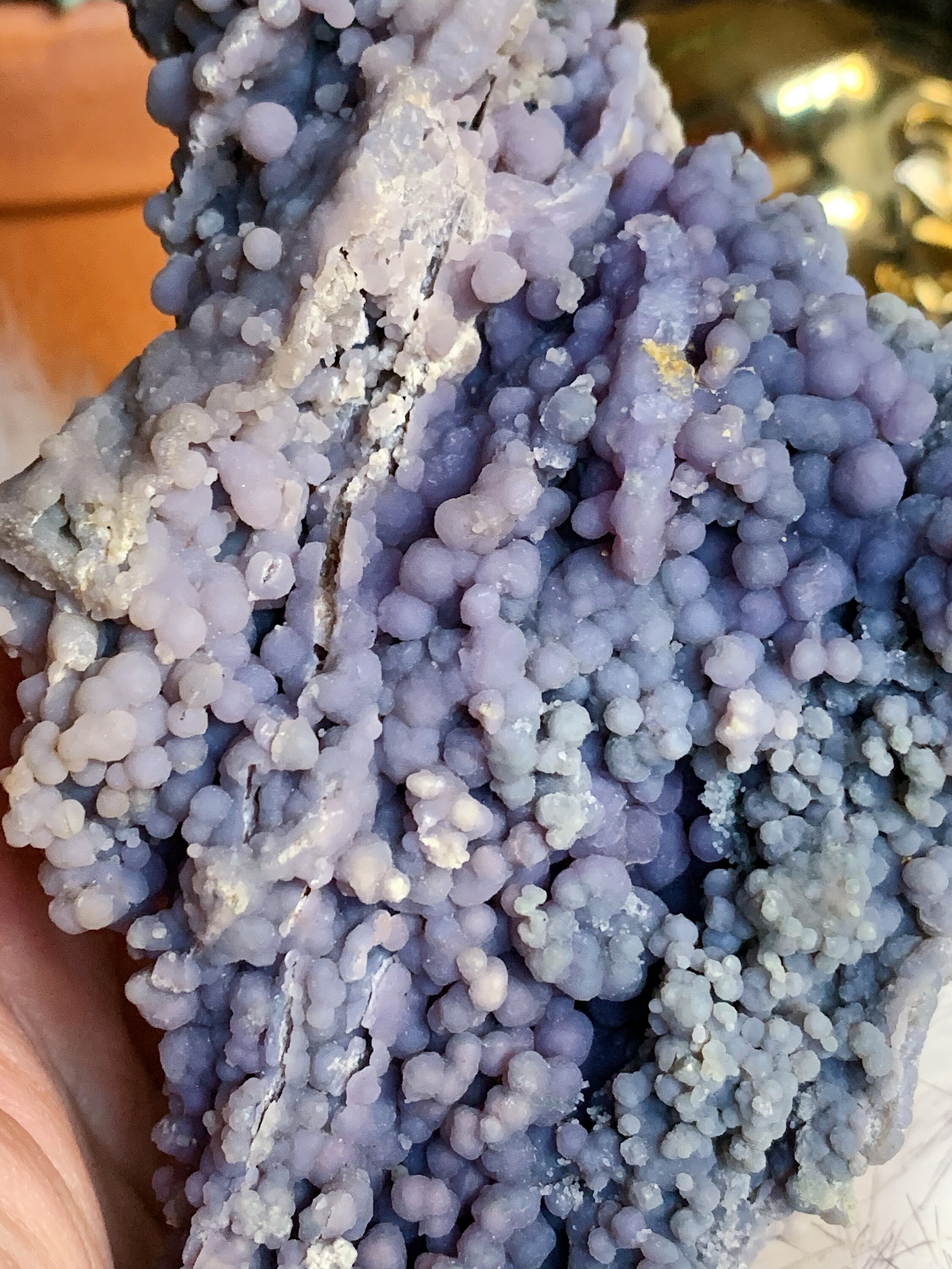 Grape Agate Cluster Botryoidal Chalcedony Grape Crystal | Etsy