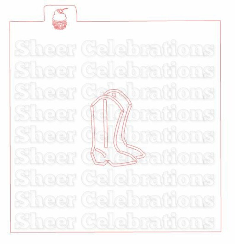 Boots Stencil | Etsy