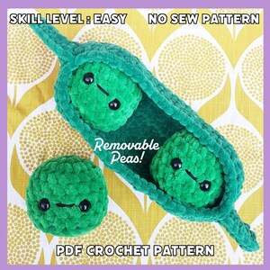 Peas Crochet Pattern | UK Terms | No Sew | Interactive | Easy Crochet ...