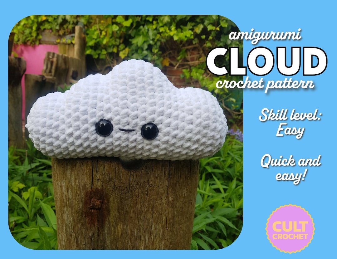 Easy Cloud Crochet Pattern – My Perfect Crochet Cloud Ornament – EICQN
