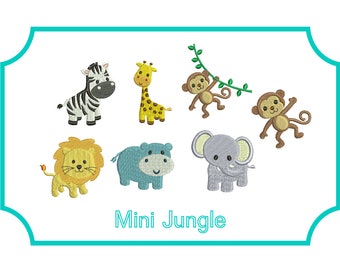 Baby Jungle Animals | Etsy