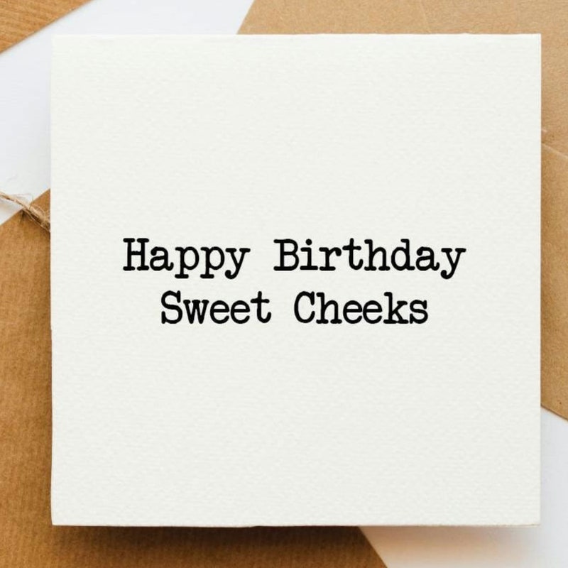 Happy Birthday Cheek - Etsy