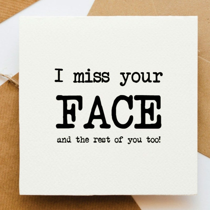 I Miss Your Face - Etsy Canada