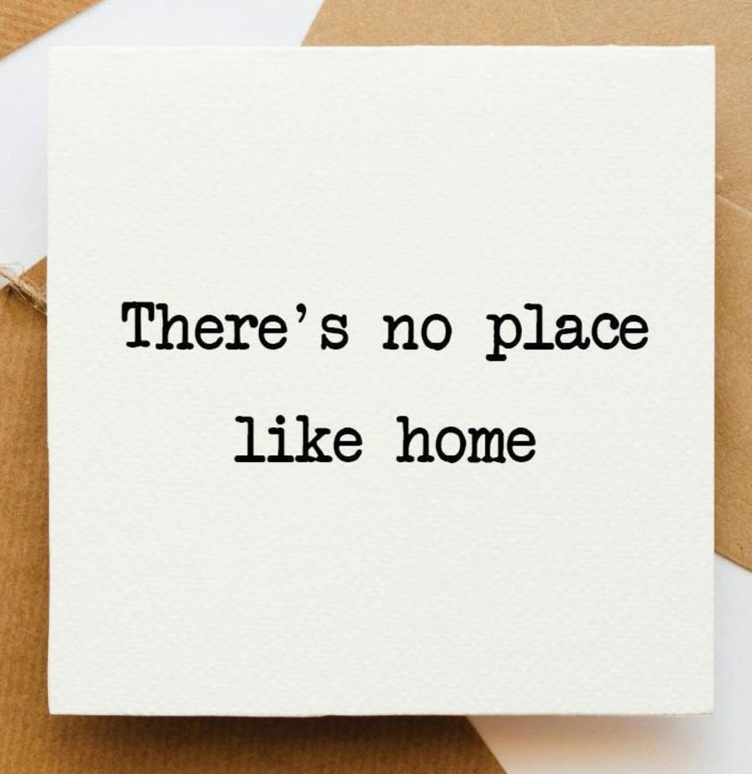 There's No Place Like Home Card, Greetings Card, Wizard of Oz, Lockdown ...