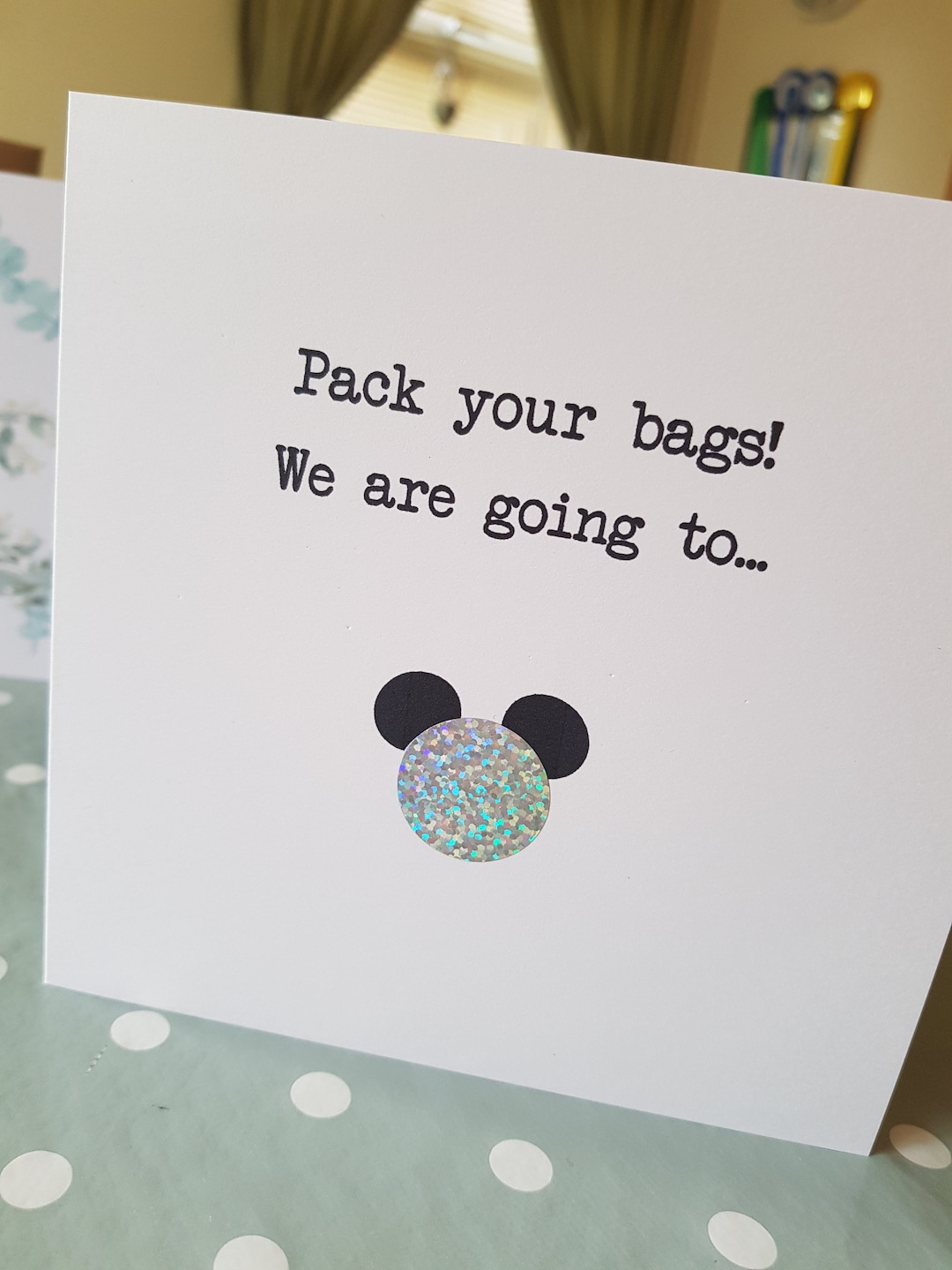 Pack Your Bags We Are Going to Scratch & Reveal Card, Holiday Reveal ...