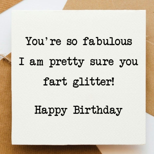 Fart Card - Etsy UK