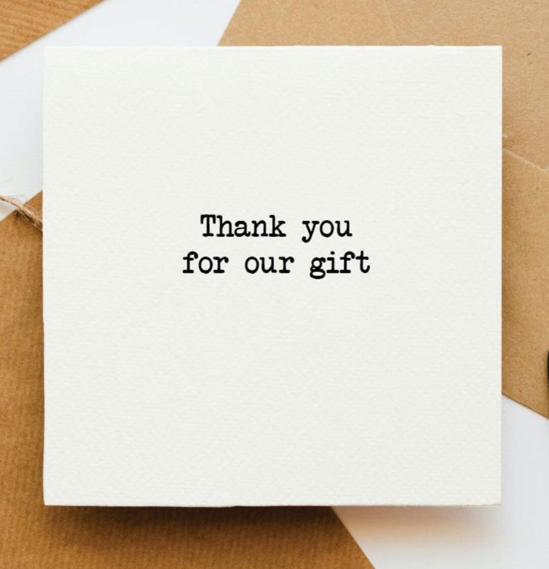 Thank You for Our Gift, Many Thanks, Appreciation, Thank You, Thanks ...